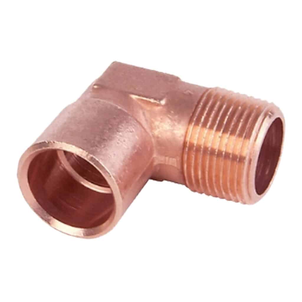 CODO 90° R/EXT DE COBRE - DISTRIBUIDORA HIDRAULICA Y DRENAJE