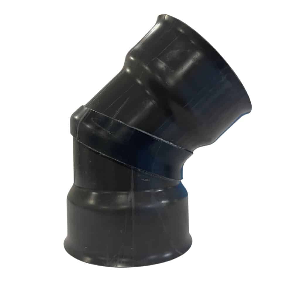 CODO UNI N 45 PARA TUBO PAD CORRUGADO EN PVC DISTRIBUIDORA