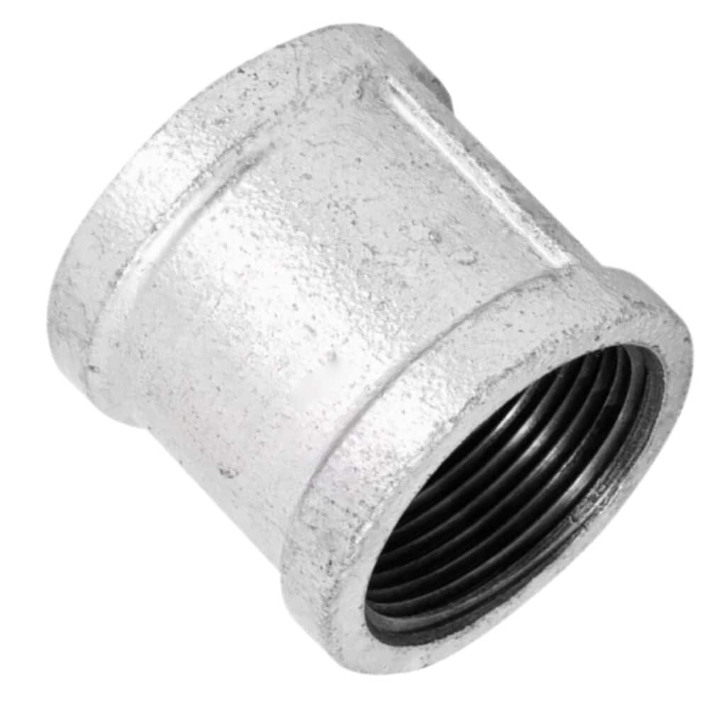 COPLE CON COSTILLA O REFORZADO HIERRO MALEABLE GALVANIZADO ...