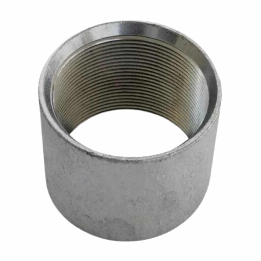 COPLE LISO HIERRO MALEABLE GALVANIZADO - DISTRIBUIDORA HIDRAULICA Y DRENAJE