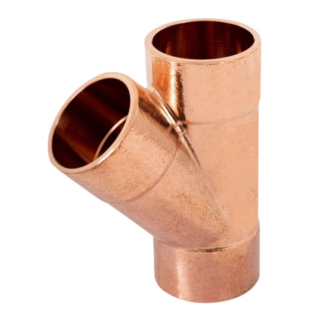 YEE SOLDABLE DE COBRE - DISTRIBUIDORA HIDRAULICA Y DRENAJE